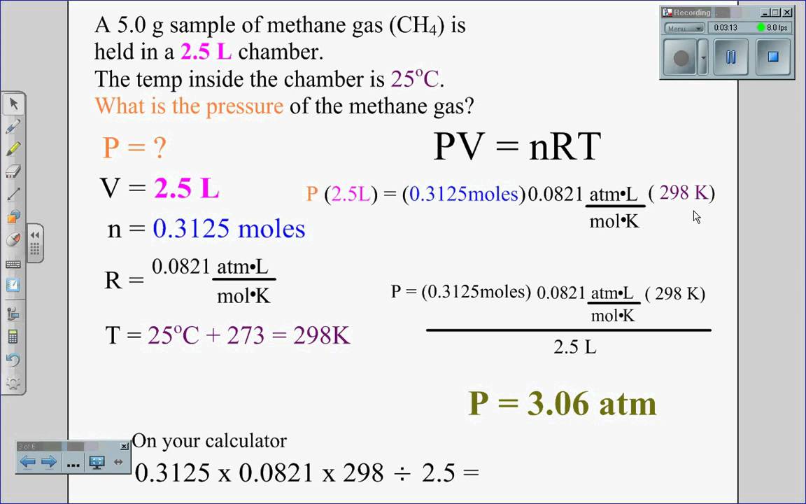 Ideal Gas Law Volume YouTube