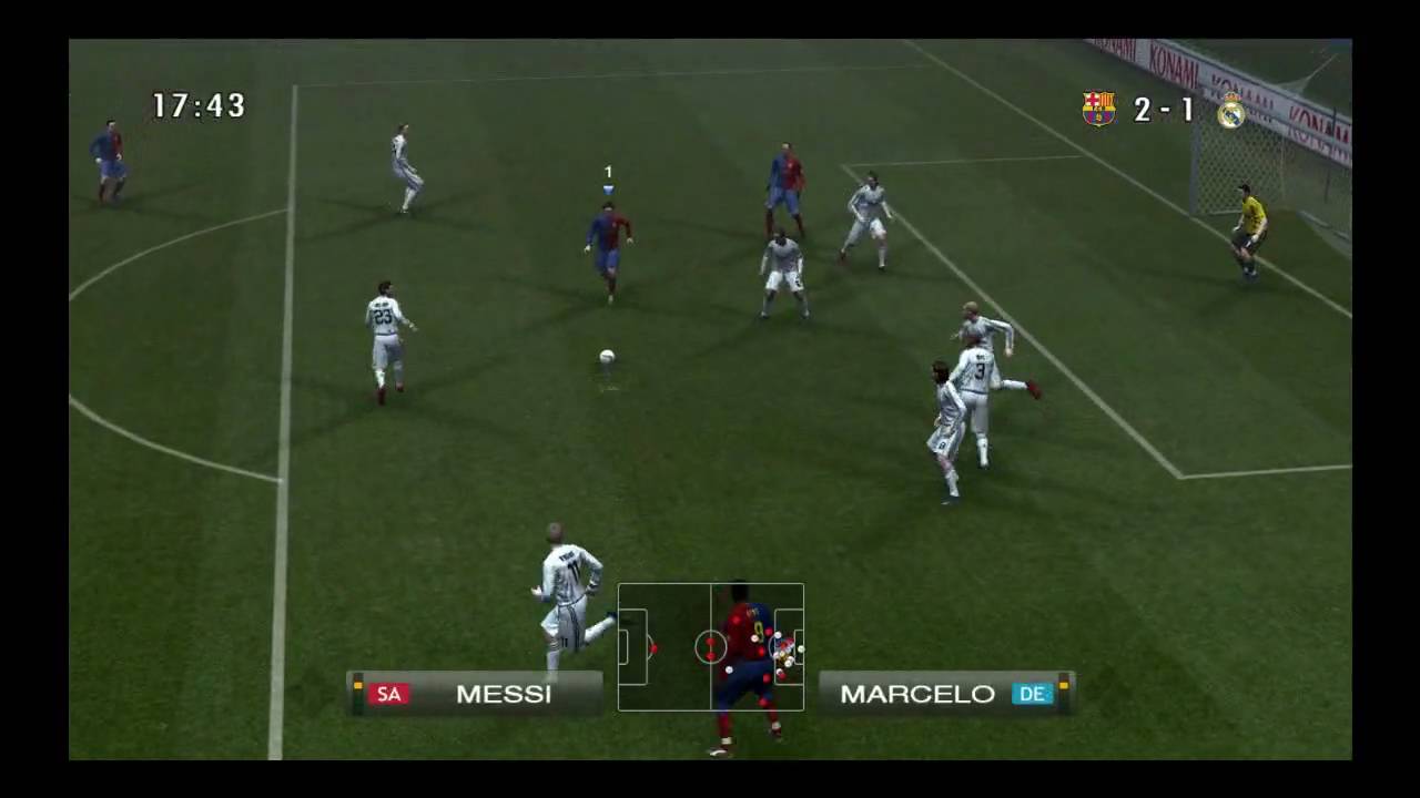 Pro Evolution Soccer 2009 (PES 2009) Gameplay HD4850 [HD] - YouTube