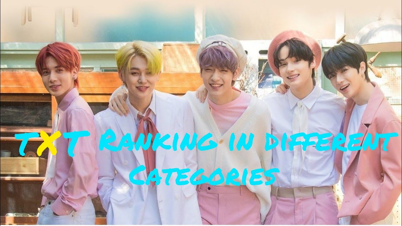 Txt ranking in different categories (2020) - YouTube