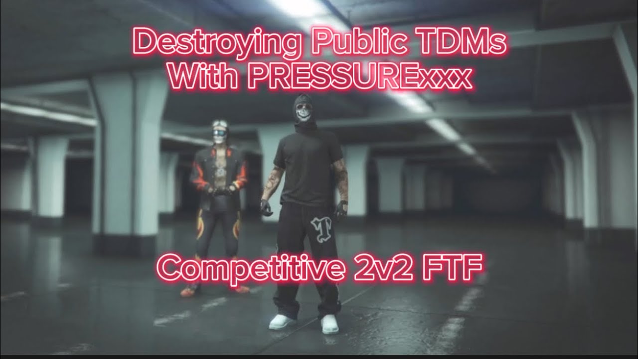 Close Game of Competitive 2v2 FTF vs Trash Talker | ft. PRESSURExxx ...