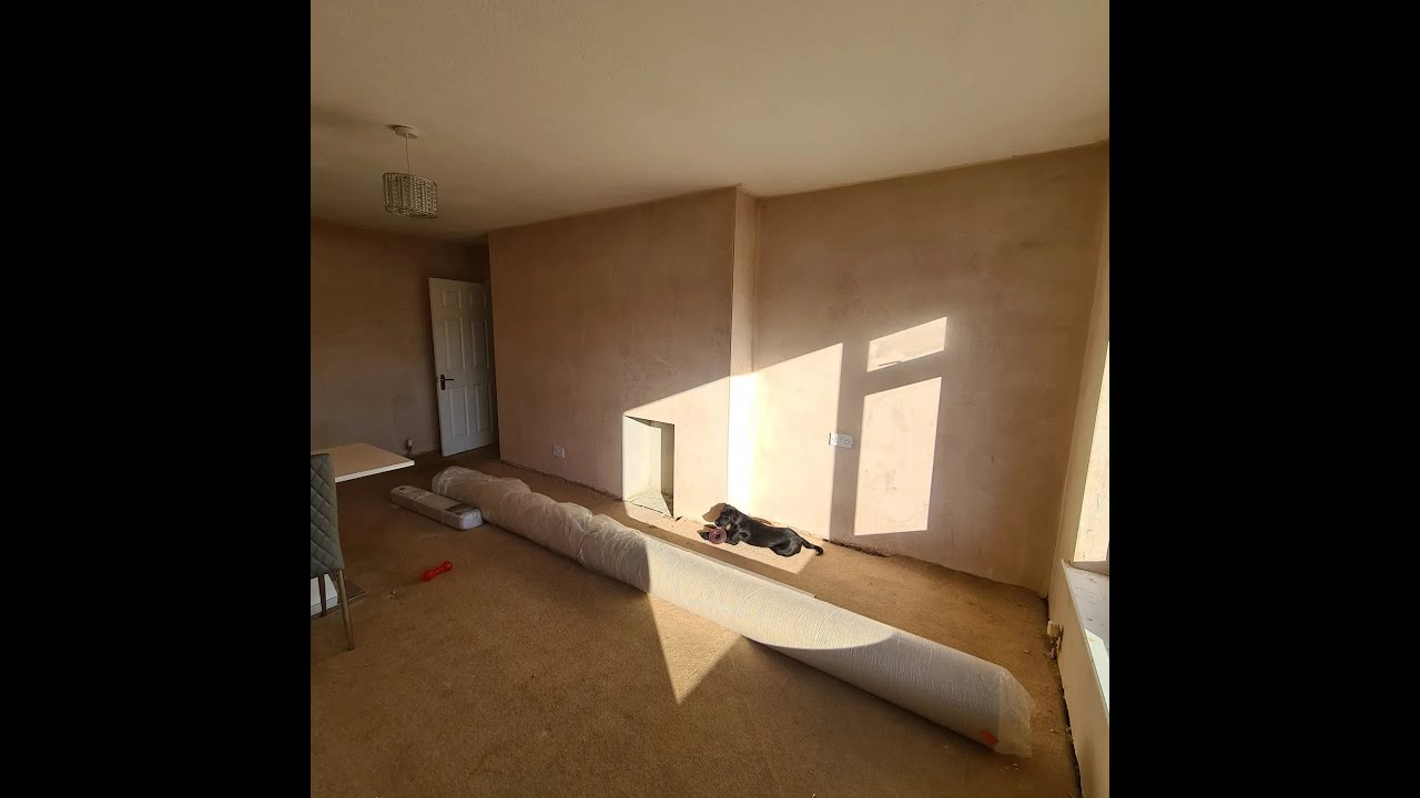 Living Room Renovation Project part 2 | Budget Renovations - YouTube