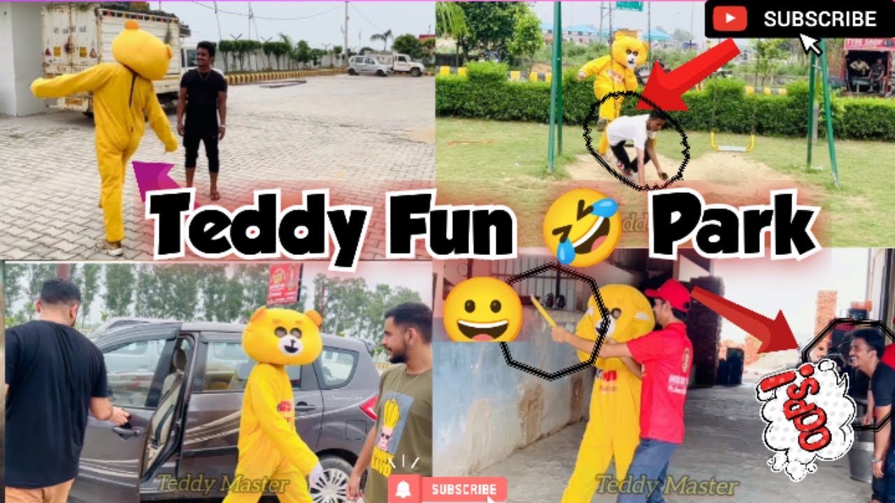 Teddy Fun 😁 Park With Public 😂 || Teddy Master - YouTube