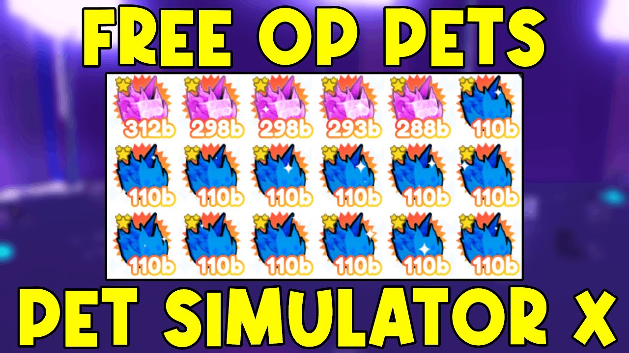 🔴 PET SIMULATOR X | OP PET GIVEAWAYS | UPDATE HYPE! - YouTube