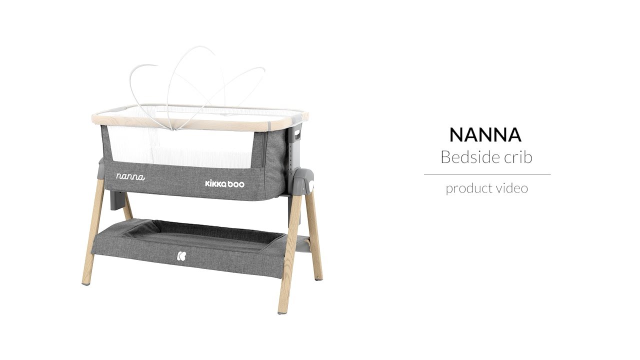 KikkaBoo | Bedside crib Nanna - YouTube