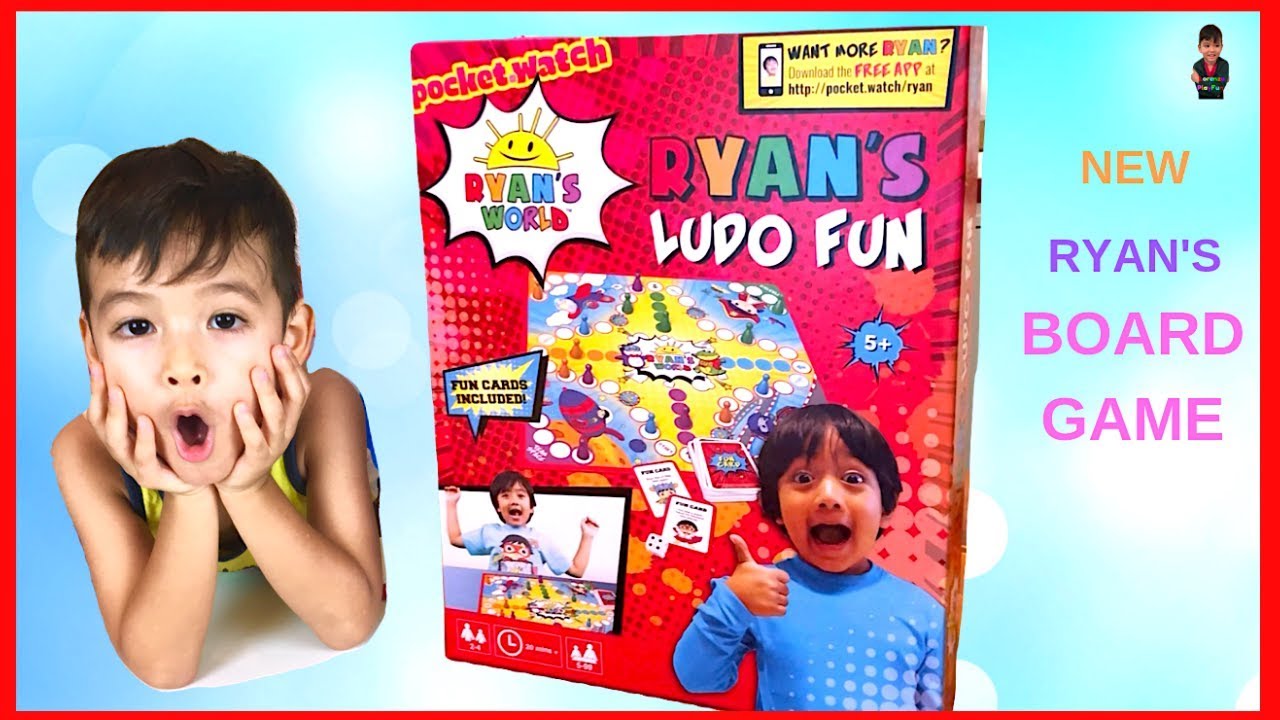 Ryan's Ludo Fun New Ryans World Board Game - YouTube