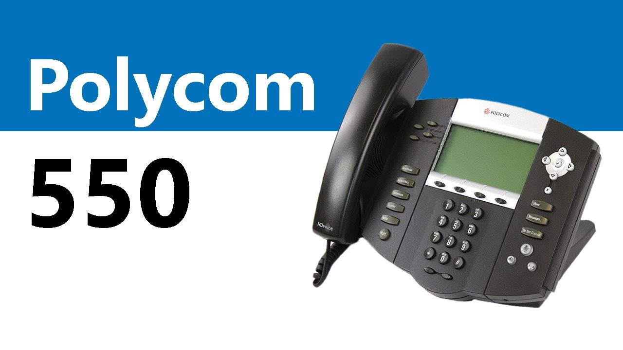 The Polycom SoundPoint 550 IP Phone - Product Overview - YouTube