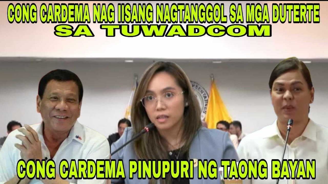 CONG CARDEMA BINANATAN ANG QUADCOM, VP SARA 89 CELEBRATE FOUNDING ...