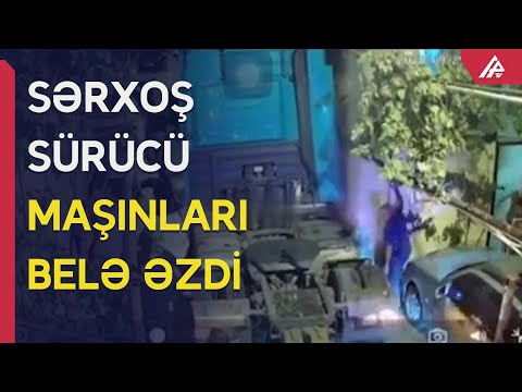 Bakıda sərxoş sürücü DƏHŞƏT yaşatdı: yol polisi atəş açdı - HADİSƏ ANI - APA TV