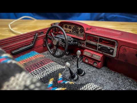 Weathering an RC4wd Scale Interior, RCmodelex Restoration, Part 4 - YouTube