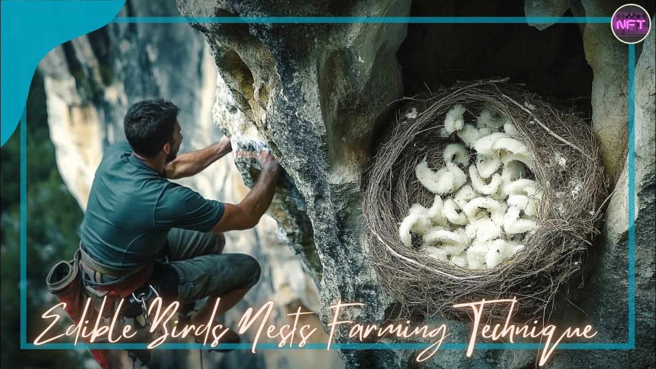 Harvest Swiftlet Bird's Nest for Luxury Healthy Food - Edible Birds ...