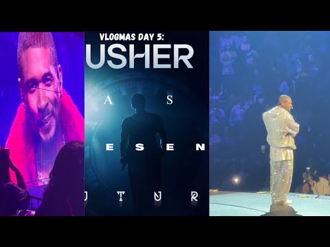 Vlogmas Day 5: My First Ever Concert! Usher As the Special Guest