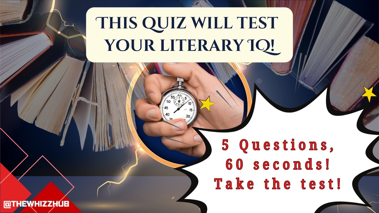 Test Your Literary Knowledge! 5 Book Trivia Questions You Must Answer ...