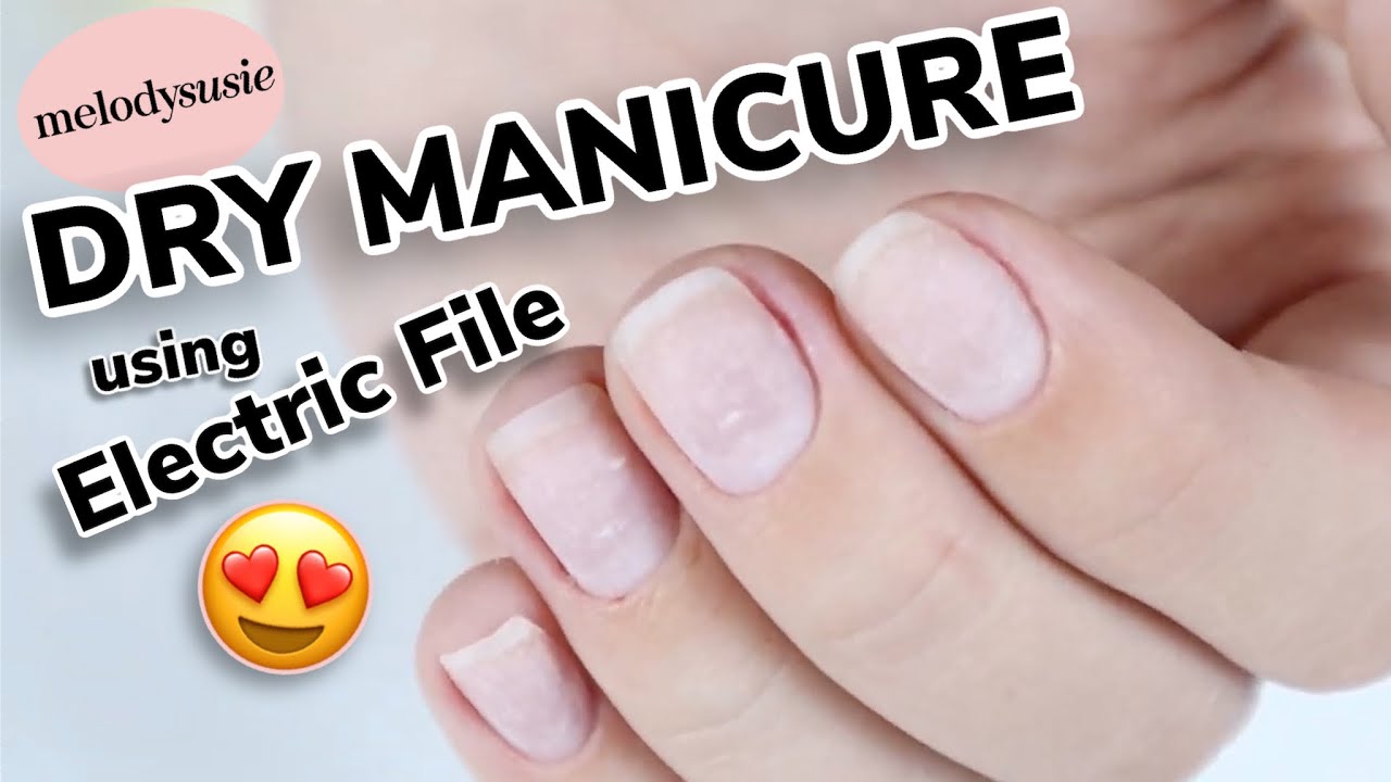 How to do DRY MANICURE using MELODYSUSIE DRILL?!! SUPER EASY!! - YouTube