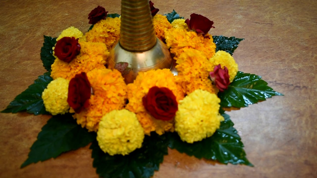 deepam decorations - YouTube