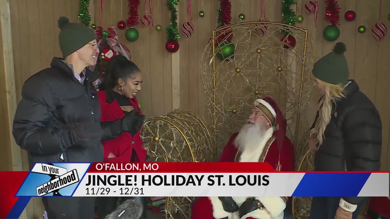 Busy season for Santa at the Jingle! holiday experience in O'Fallon, Mo ...