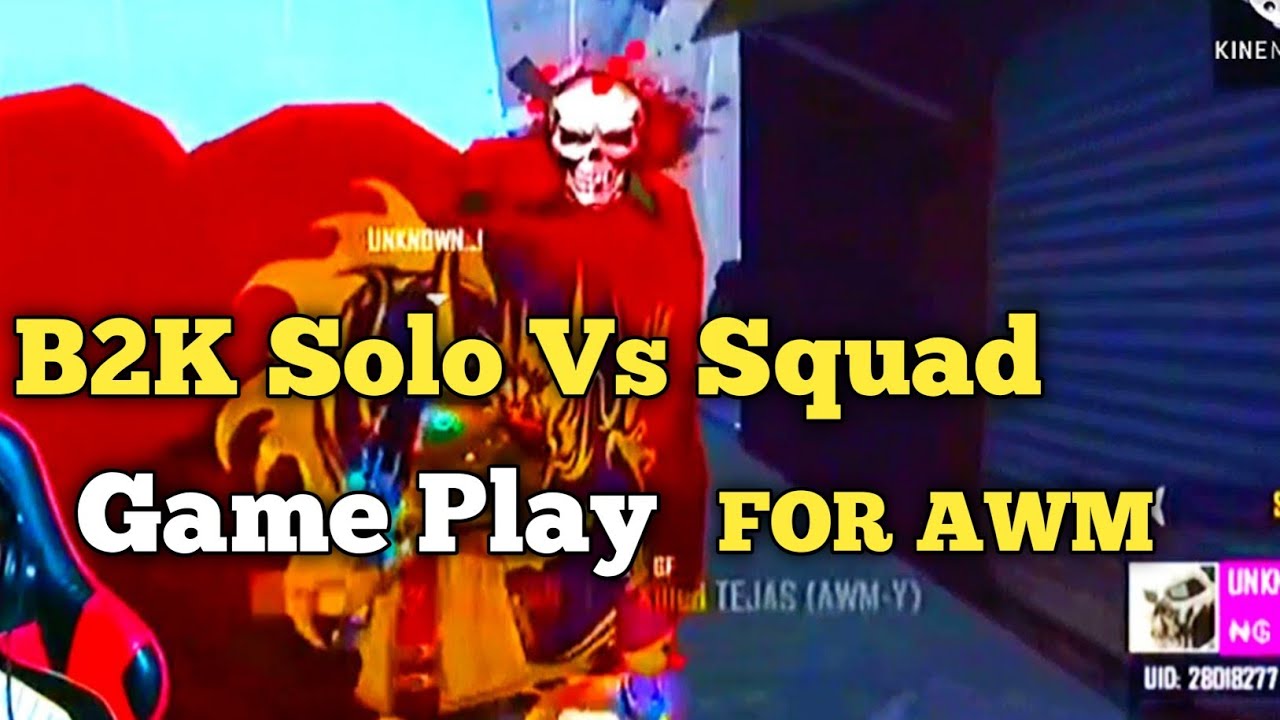 B2K Solo vs Squad Game Play#B2k - YouTube