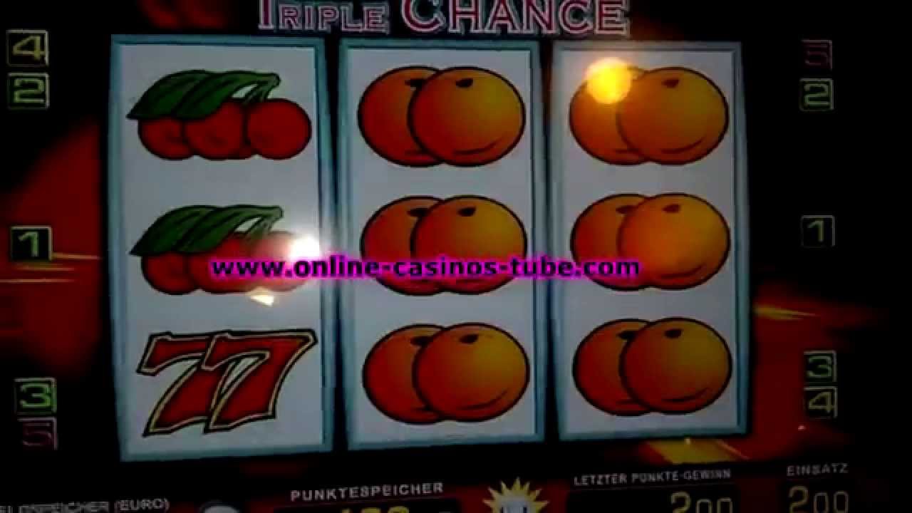 Merkur slot machine Triple Chance Big Win 2€ Bet vlt Novomatic online ...