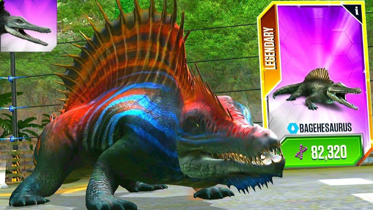 Bagehesaurus max feed out.( Jurrasic world the game). - YouTube