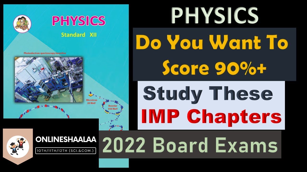 Most Important Chapters Of Physics (IMP Questions) | Class 12th HSC ...