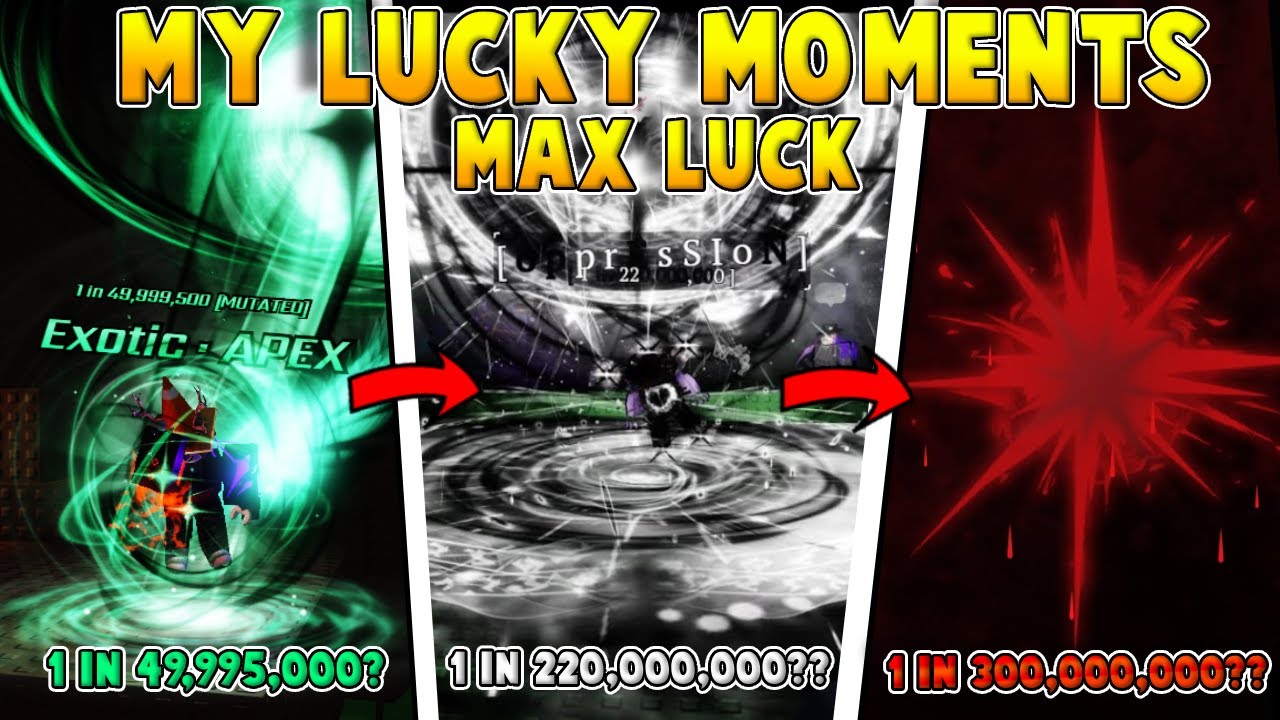 MY LUCKY MOMENTS in Sol's RNG - YouTube