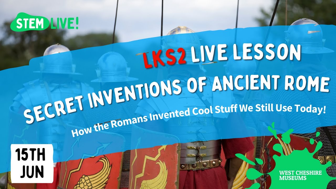 FREE LIVE LESSON! 'Secret Inventions of Ancient Rome' with West ...