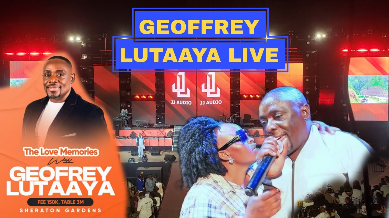 live! HON.GEOFFREY LUTAAYA PERFORMING LIVE AT SHERATON, LABA NAMUNJI W ...