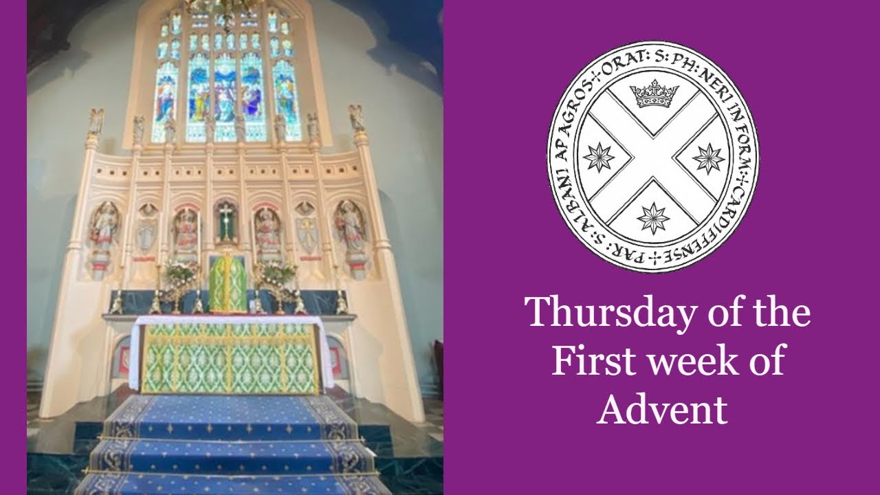 Holy Mass - Thursday of the First week of Advent - YouTube