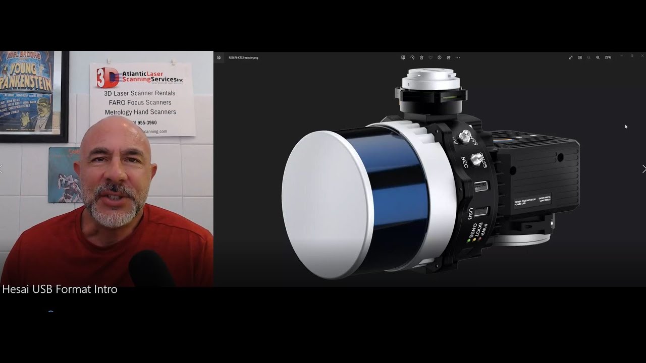 Formatting Hesai RESEPI XT32 Flash Drive by Atlantic Laser Scanning ...