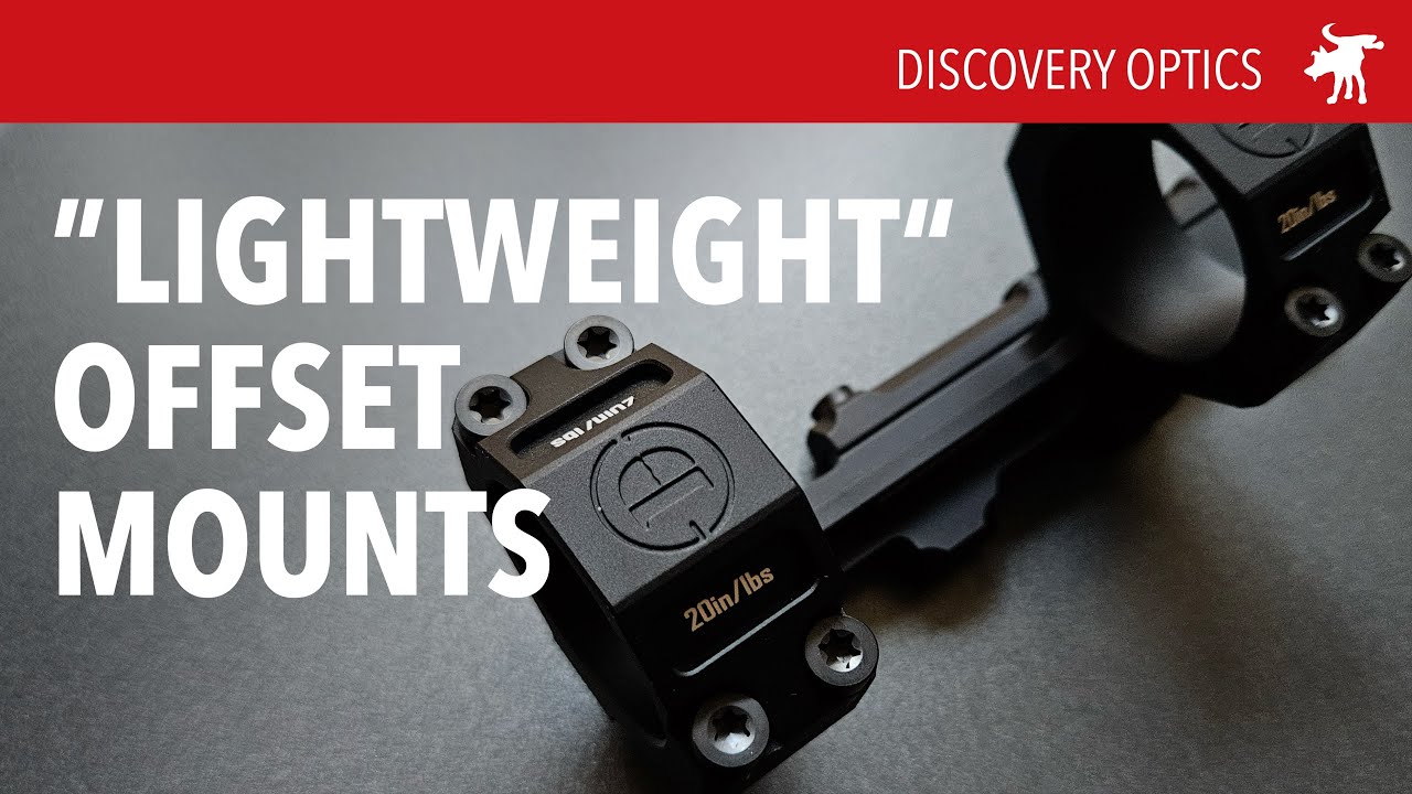 Budget mounts that look Premium: Discovery Offset Scope Mounts - YouTube