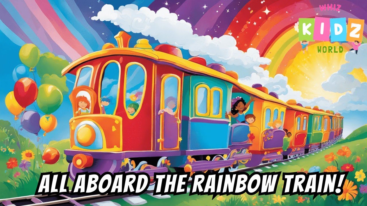The Rainbow Train - Colorful and Fun Nursery Rhyme for Kids! - YouTube