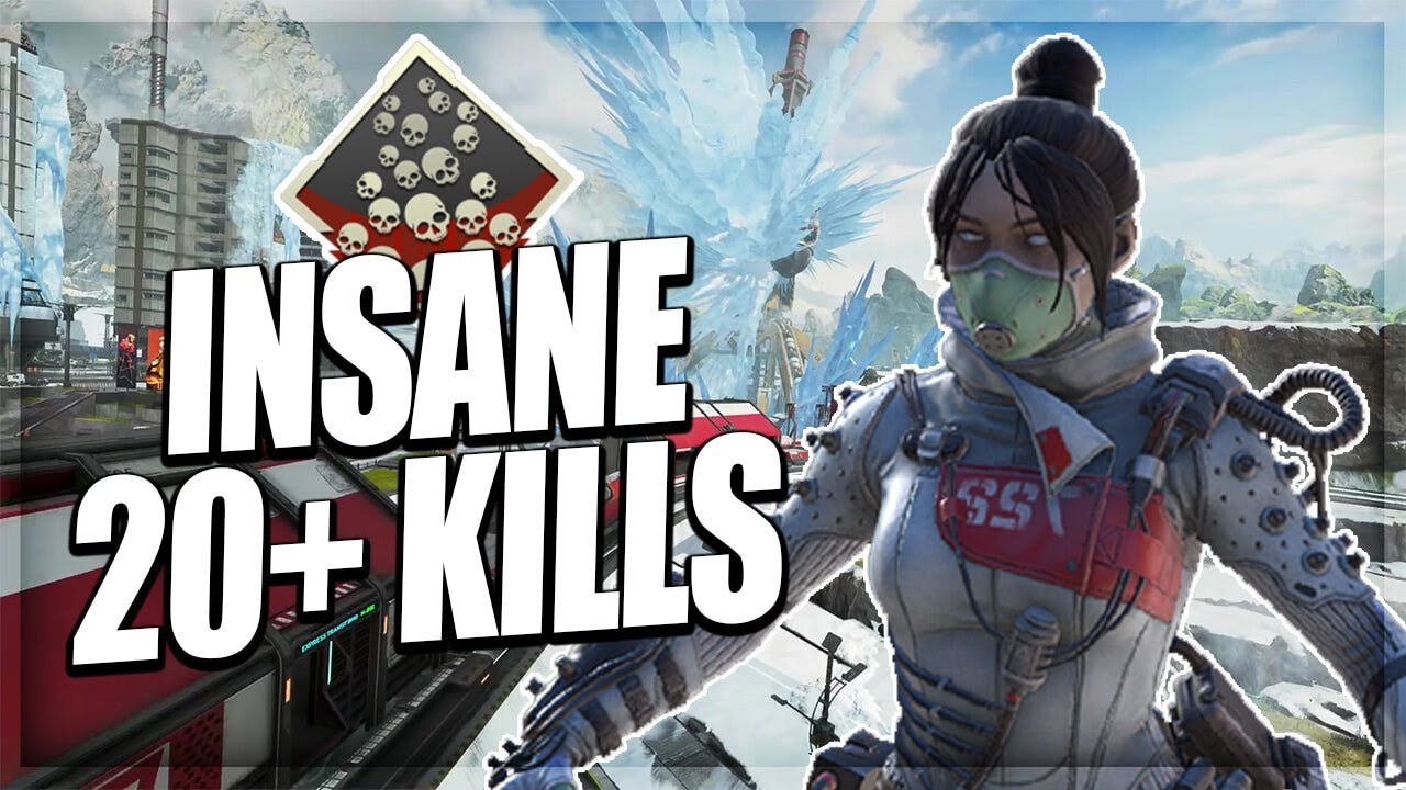 HOW I GOT 20+ KILLS ON WORLD'S EDGE IN APEX LEGENDS!!! (20 KILL BADGE ...