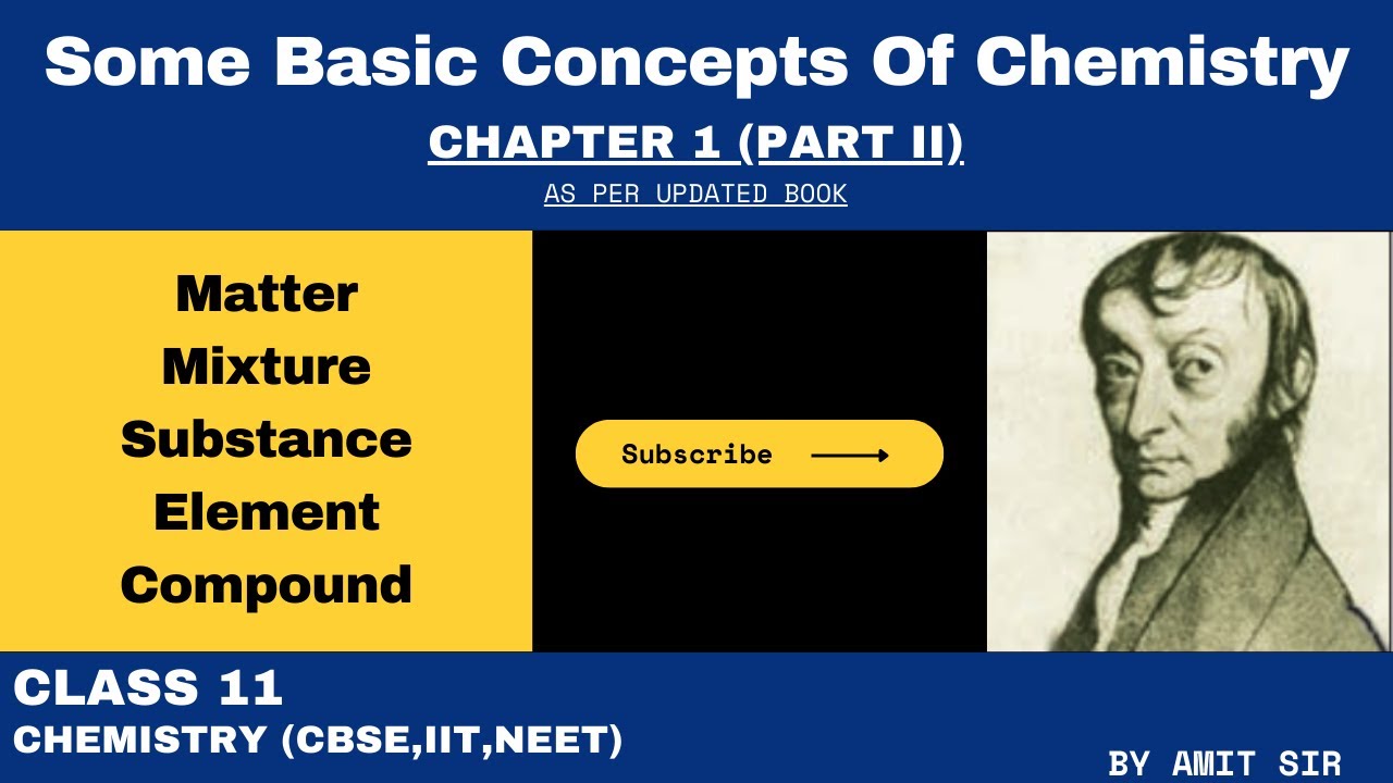 Matter, Mixture, Pure substance, Element, Compound ||Class 11 chemistry chapter 1|| CBSE, IIT ...