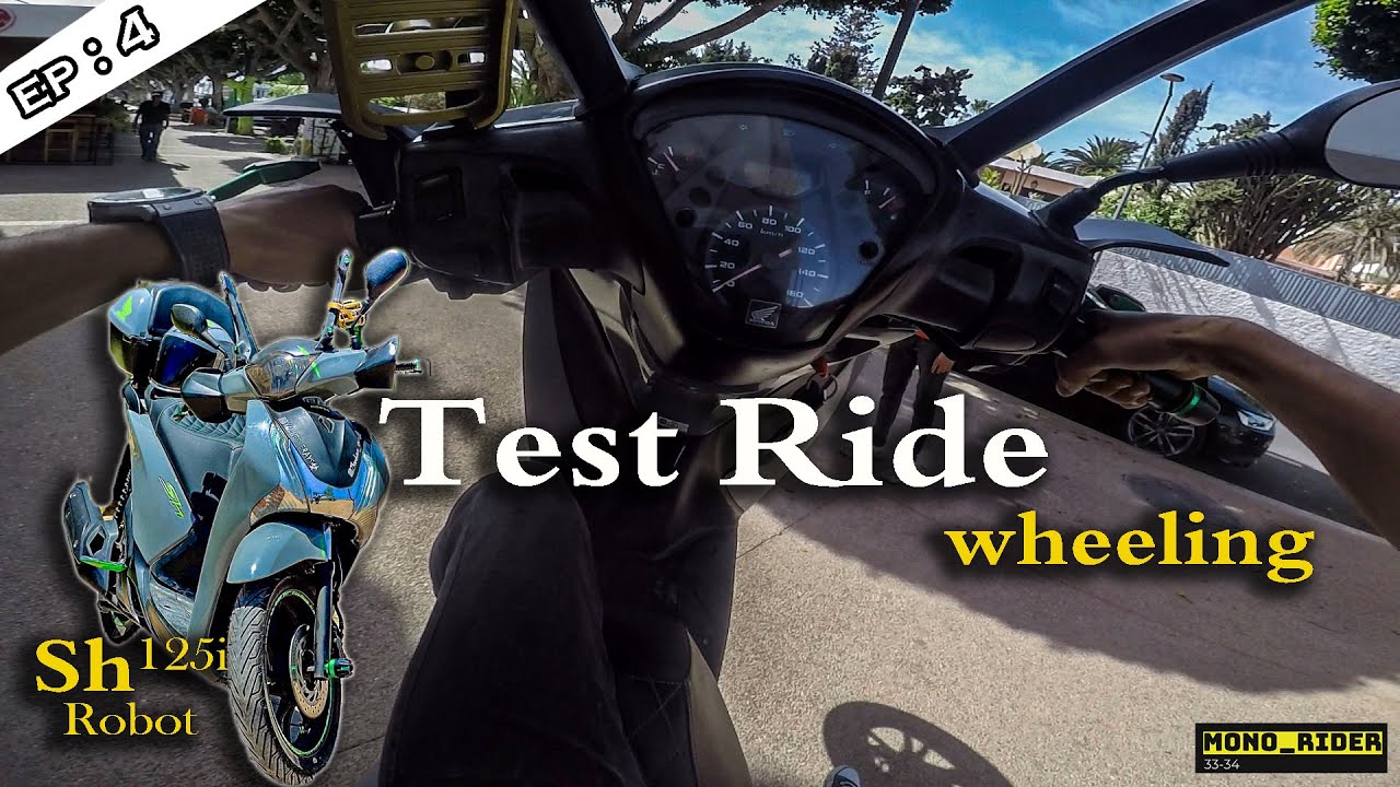 Test Ride: Sh 125i Robot🔥Gris_Nardo☠️ - YouTube
