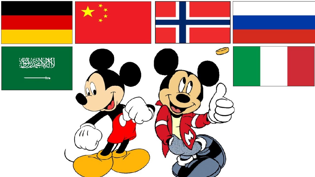 Mickey mouse in world different languages meme | Onxe media - YouTube