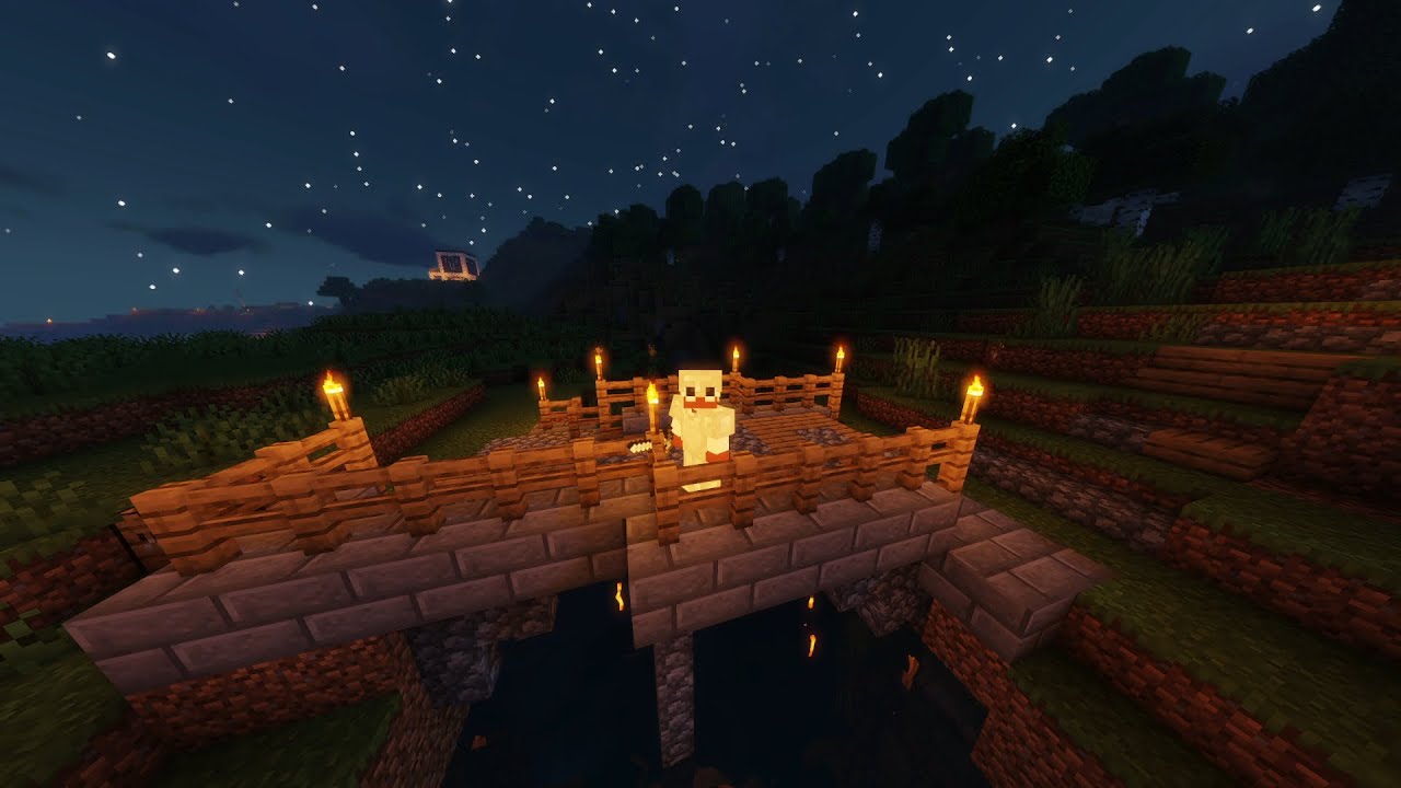 An Hour of Minecraft gameplay w/ Shaders and Lofi (4K) - YouTube
