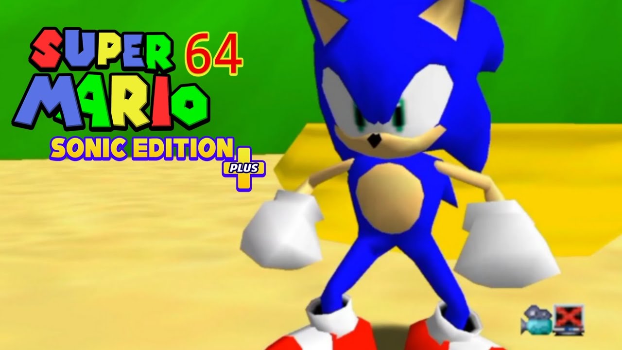 UNIVERSO DE SONIC NO MARIO 64? Super Mario 64 Sonic Edition #1 - YouTube