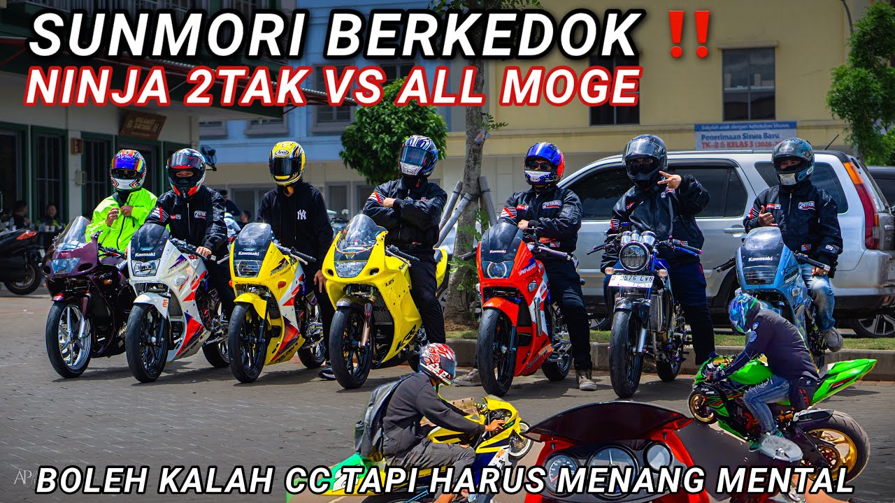 Ninja 2 Tak vs Moge | Sunmori Gabungan Berkedok Speeding‼️#ninja2tak # ...