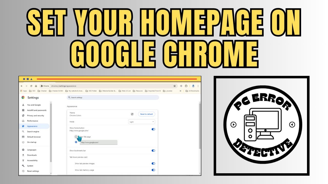 How to Set Your Homepage on Google Chrome | Customize Your Browsing ...