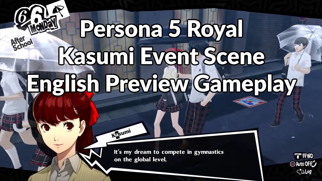 Persona 5 Royal - Kasumi Event Scene (English) - YouTube