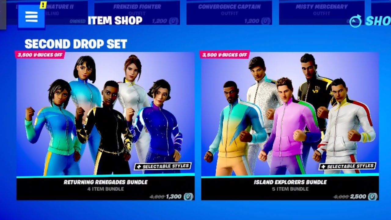 New Chapter 2 styles out now!! May 5 item shop review - YouTube