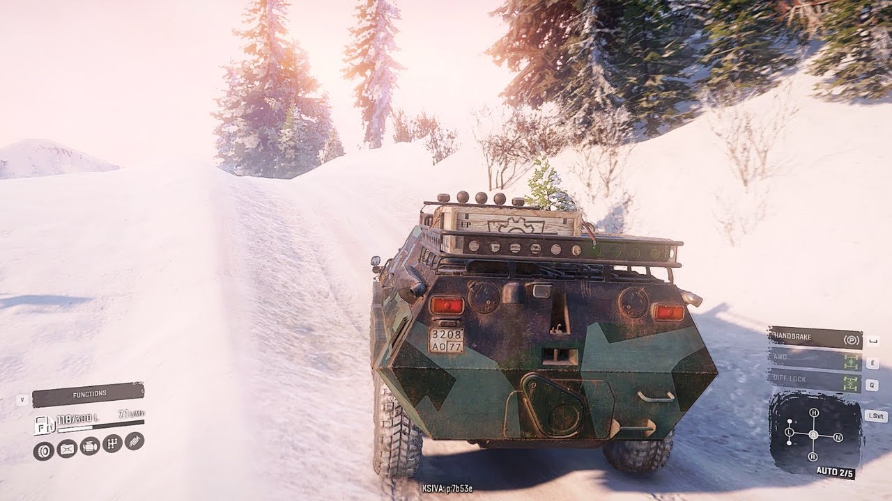 TUZ 420 "TATARIN" - Mighty Beast - Offroad in Snow - Exploring the Map ...