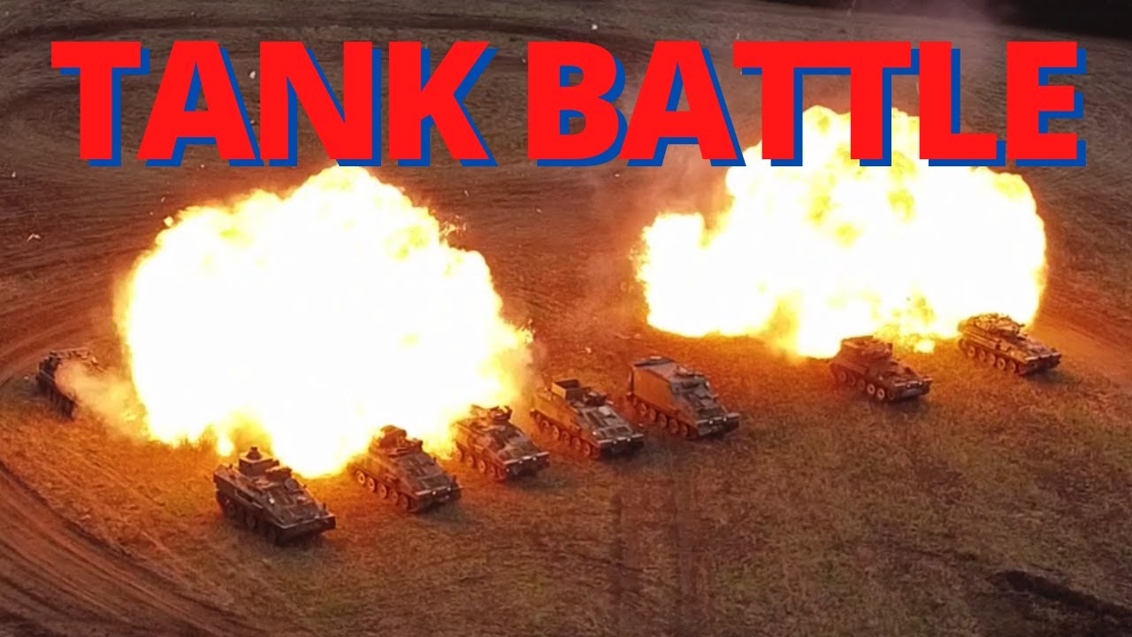 REAL LIFE TANK BATTLE - NOT GAMEPLAY! - YouTube