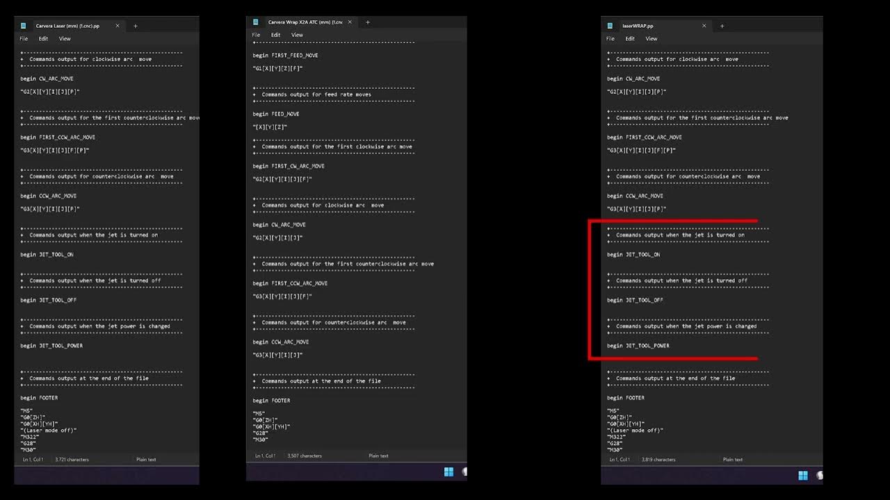 CNC Post Processor Editing - Makera vCarve Post Processor - YouTube