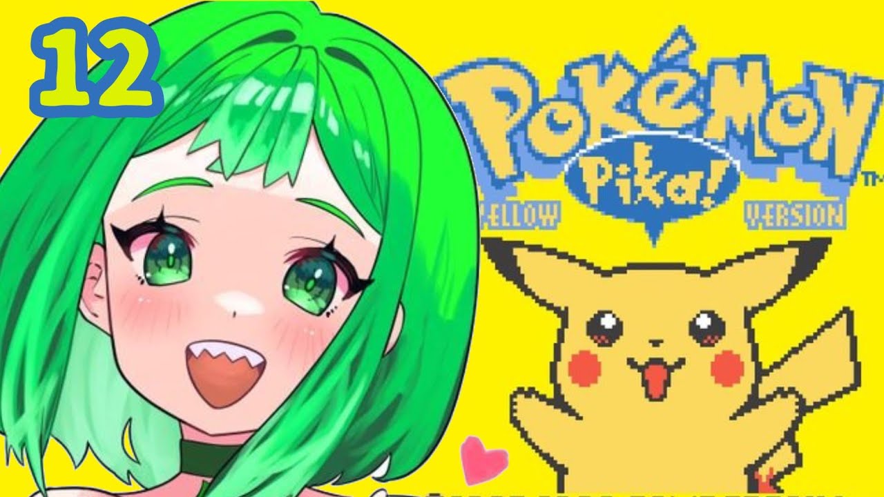 Pokemon Yellow | EP. 12 Vtuber learning english - YouTube
