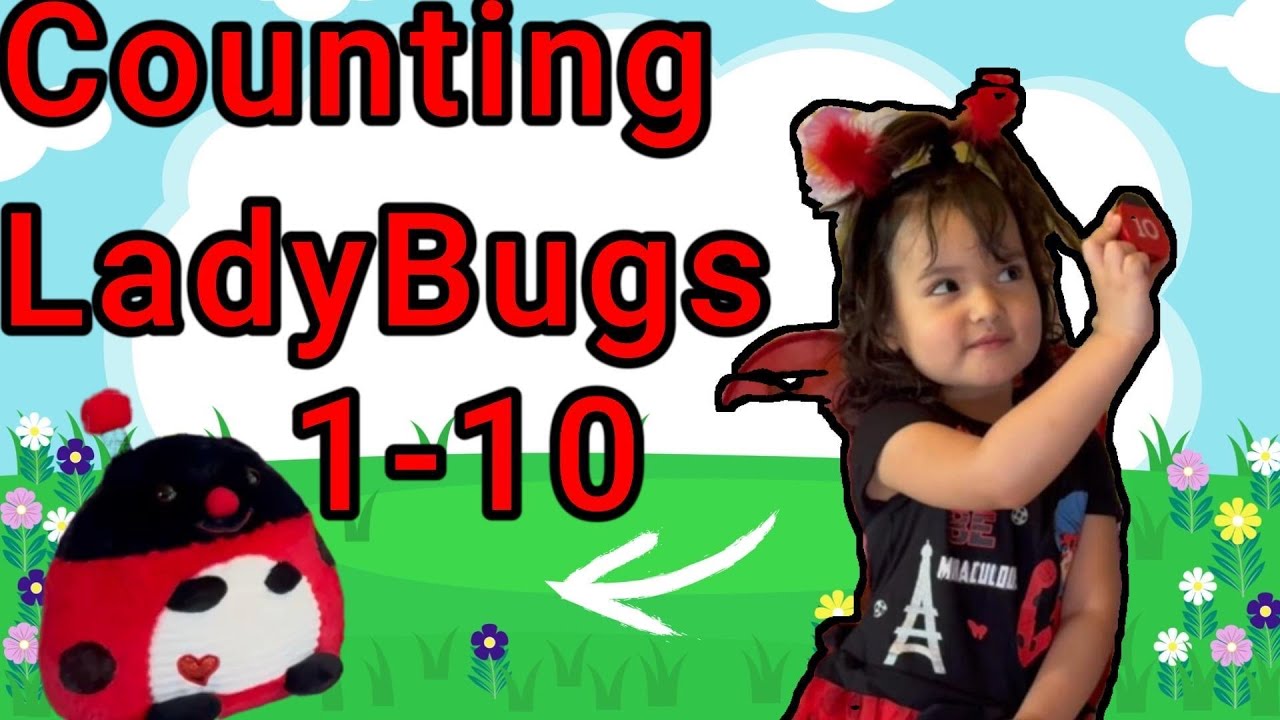 Numbers from 1-10 Fun with Lulu the Ladybug: Learning for Toddlers ...