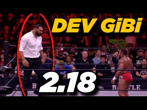 DEV GÜREŞÇİ RİNGİ BASTI!