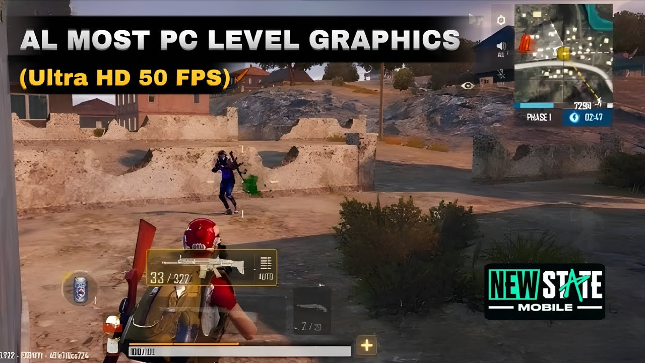 New STATE MOBILE Ultra HD + 50 FPS GAMEPLAY | First Match - YouTube