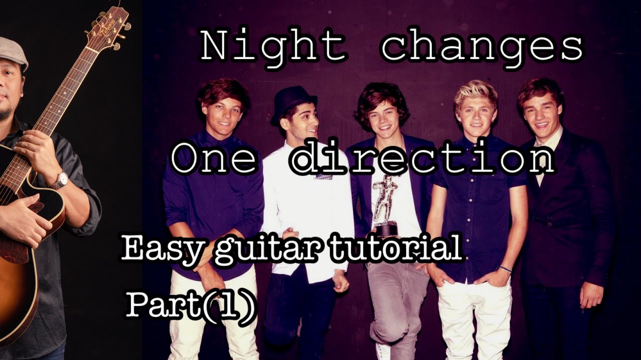 #Night changes - One direction - Easy guitar tutorial - part(1) - YouTube
