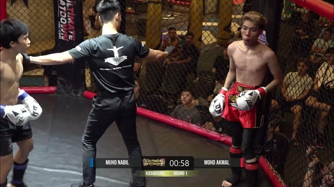 Ultimate Beatdown 48 : Kickboxing Muhd Nabil vs Mohd Akmal - YouTube