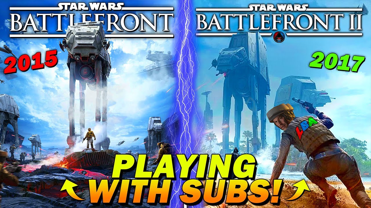 🔴 LIVE - PLAYING WITH SUBS - Star Wars Battlefront 2 WITH G-FORCE ...